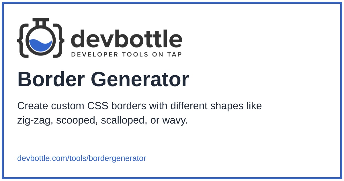 Border Generator | DevBottle